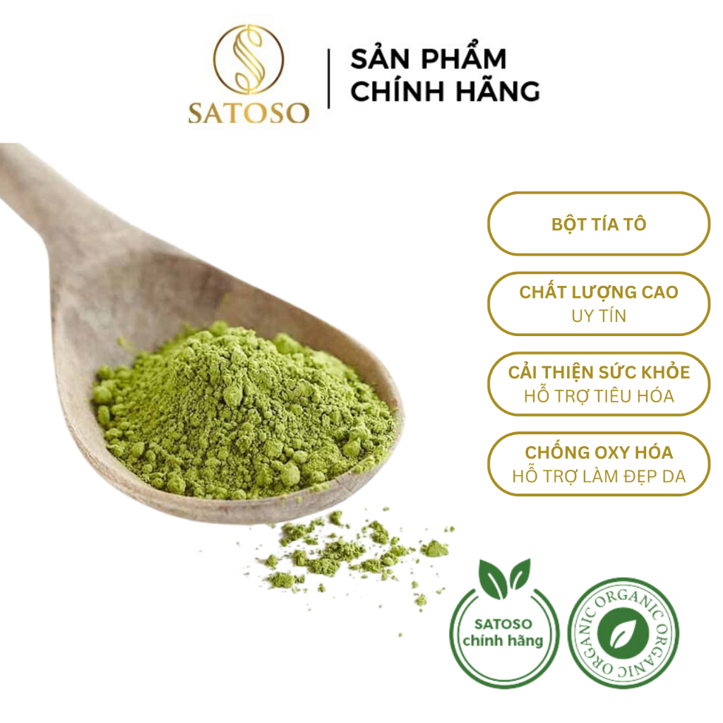 Bột Tía Tô sấy lạnh thương hiệu SATOSO gói 100g | Shopee Việt Nam