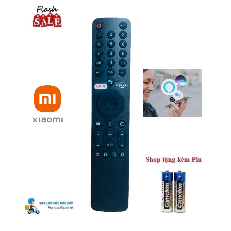 Remote Điều khiển giọng nói TV Xiaomi -MI P1 Q1 TV L32M6-6AEU L43M6-6AEU L55M6-6AEU L75M6-ESG ...