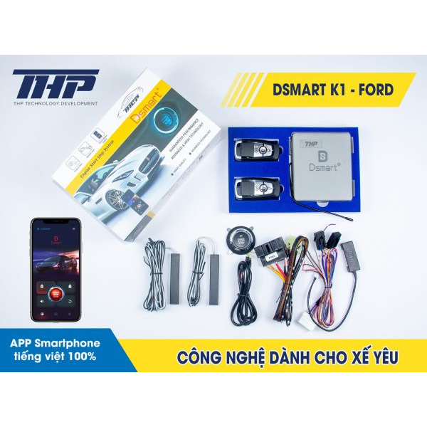[FORD]SMARTKEY START STOP DSMART K1 – ĐỀ NỔ TỪ XA DÒNG XE FORD – ĐỀ NỔ QUA APP ĐIỆN THOẠI CHÍNH ...