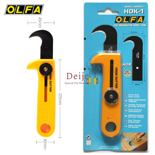 Dao cắt lưỡi liềm OLFA HOK-1 Heavy Duty Hook Cutter | Shopee Việt Nam