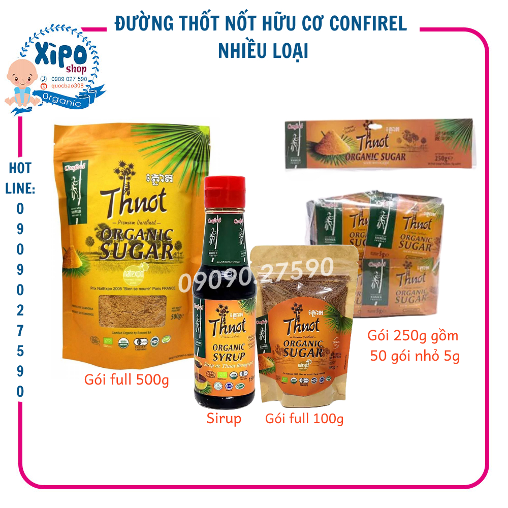 Đường Thốt Nốt Hữu Cơ Confirel - Thnot Campuchia | Shopee Việt Nam
