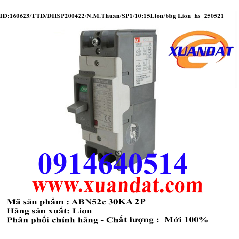 Cầu dao điện MCCB (APTOMAT) ABN52c 30KA 2P 15A-20A-30A-40A-50A | Shopee Việt Nam