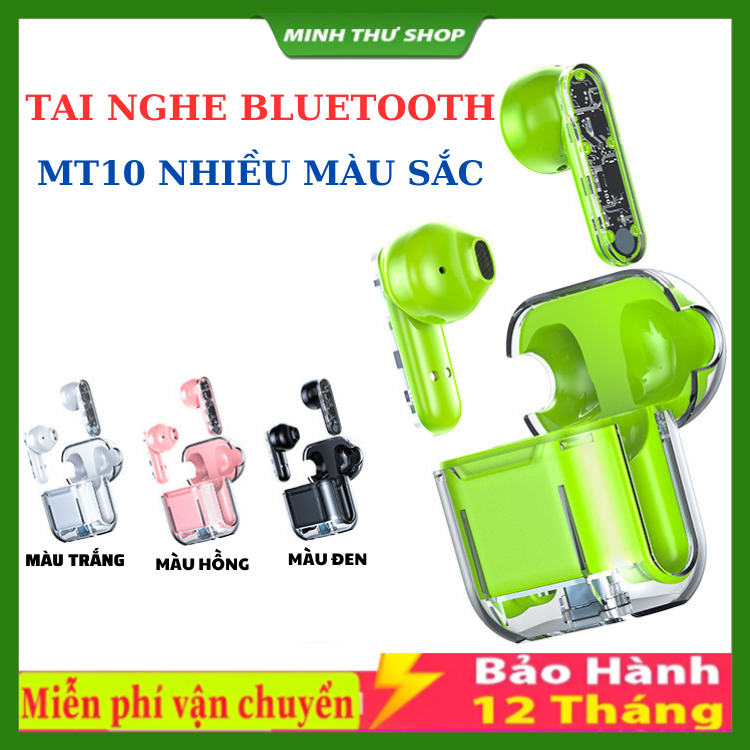 Tai Nghe Trong Suốt Nhét Tai Không Dây TM10/YX06 TWS Bluetooth 5.3 Âm Thanh HD Trong Suốt , Pin ...