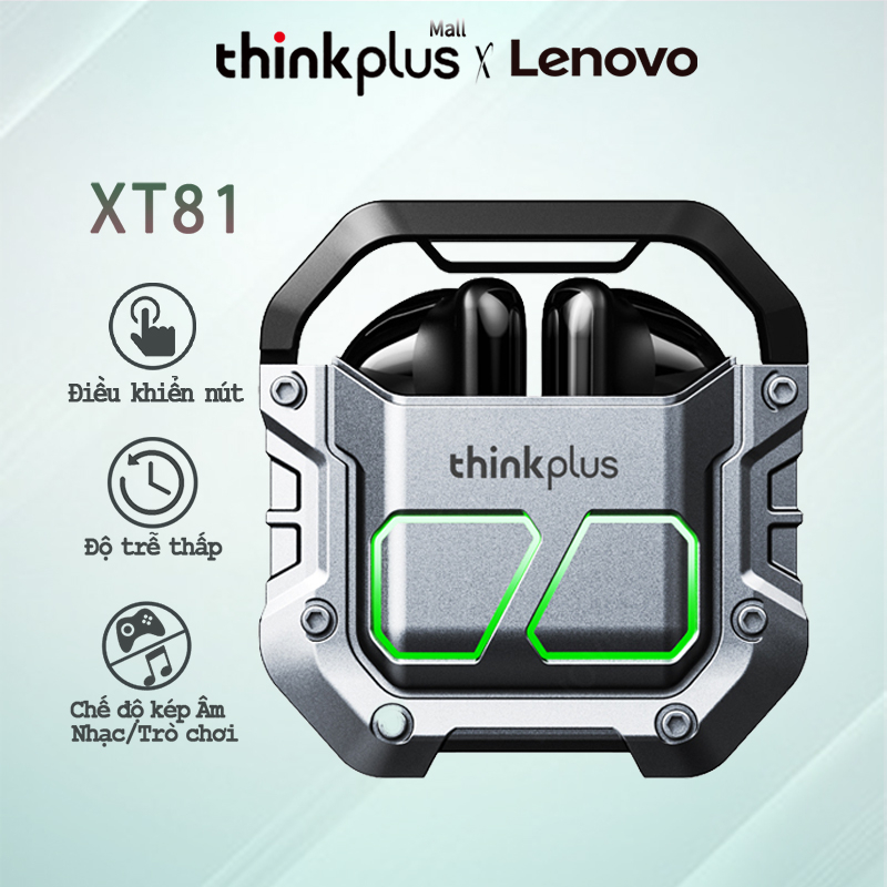 Thinkplus x Lenovo XT81 Tai nghe chơi game nhét tai không dây Bluetooth ...