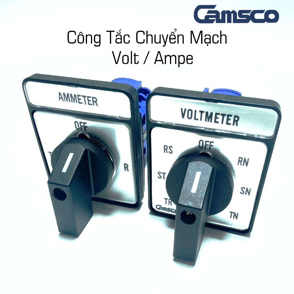 Công Tắc Chuyển Mạch Volt/Ampe Camsco LW28-20A (40x60mm) | Shopee Việt Nam