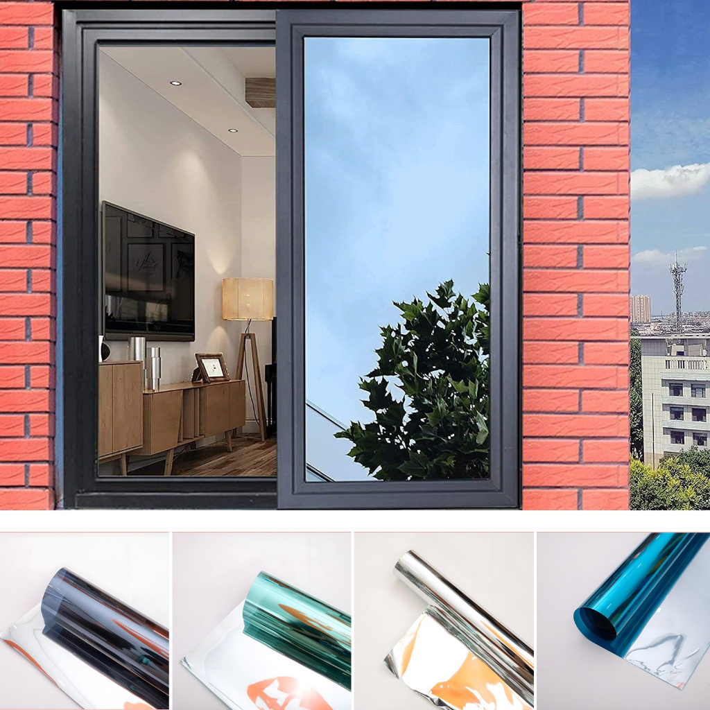 Giấy Dán Cửa Kính Chống Nhìn - Decal Kính Có Hiệu Ứng Nhìn 1 Chiều, Cản ...