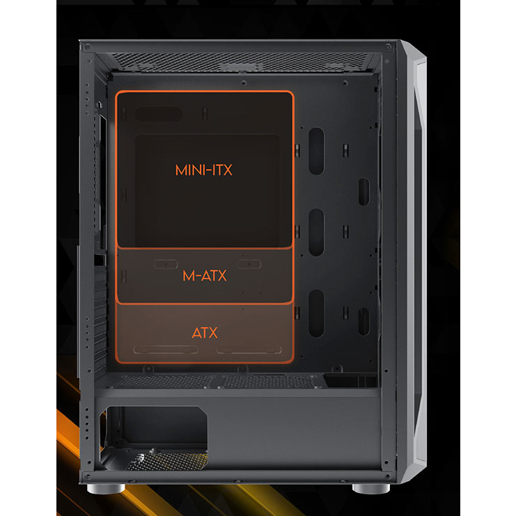 VỎ CASE XIGMATEK ELITE ONE 3F ( MID TOWER / MÀU ĐEN) | Shopee Việt Nam