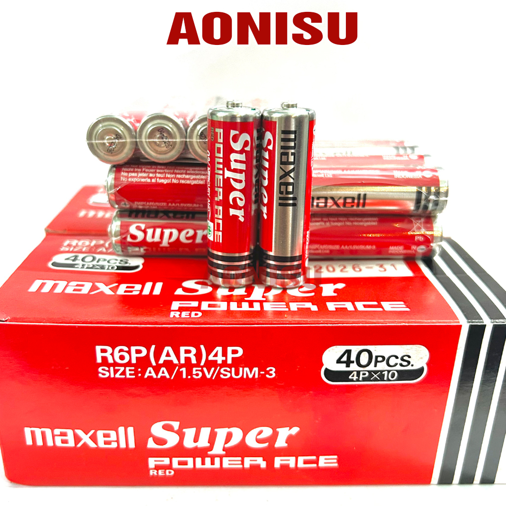 Pin Tiểu AA Maxell Super Đỏ ( 2A) - Pin Sạc 2A, Tích Điện Cao, Sử Dụng ...