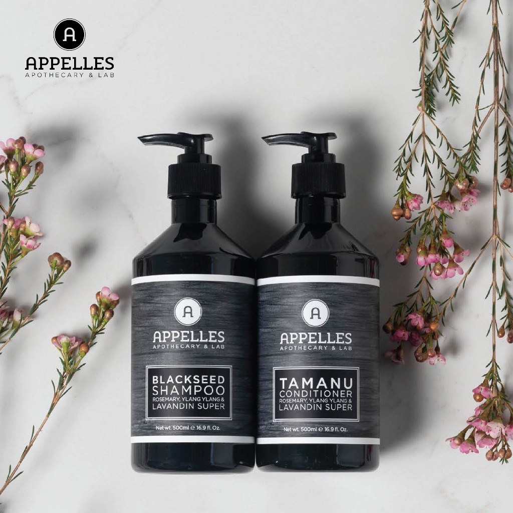 APPELLES APOTHECARY&LAB BLACK (GỘI-XA) 500ML | Shopee Việt Nam