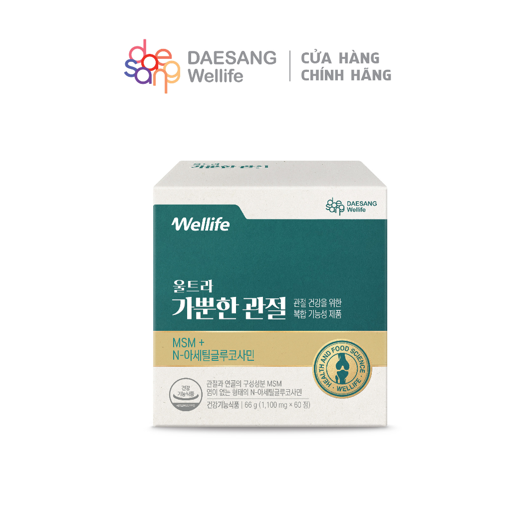 Viên uống bổ khớp Ultra Double up joint flex Daesang Wellife Hàn Quốc ...