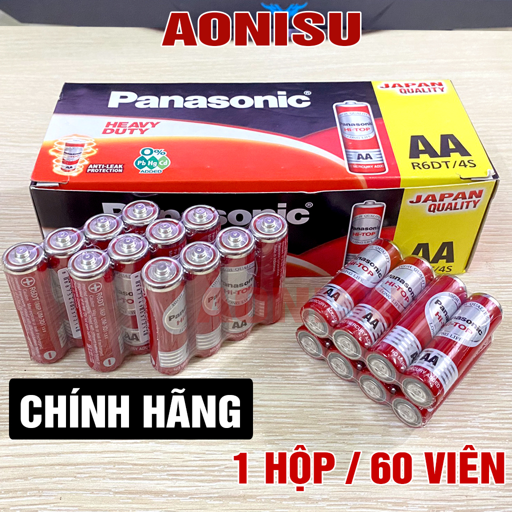 Hộp Pin AA Panasonic NHẬP KHẨU CHÍNH HÃNG 1.5V- Pin Tiểu 2A Micro ...