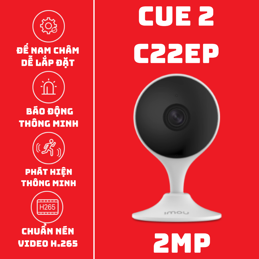 Camera Mini IMOU Cue 2 2MP (C22EP) | Shopee Việt Nam