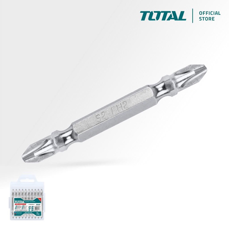 (at8) Hộp 10 Mũi bắt vít PH2 có 2 đầu TOTAL TAC16PH233 | Shopee Việt Nam