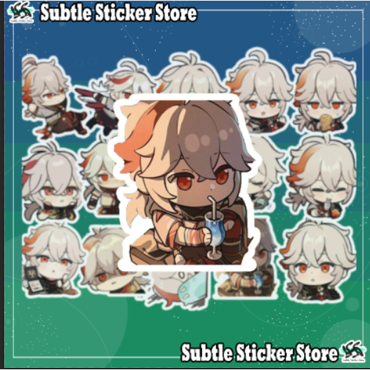 [Genshin Impact] - Set 10/15 cái Sticker Kazuha game Genshin Impact ...