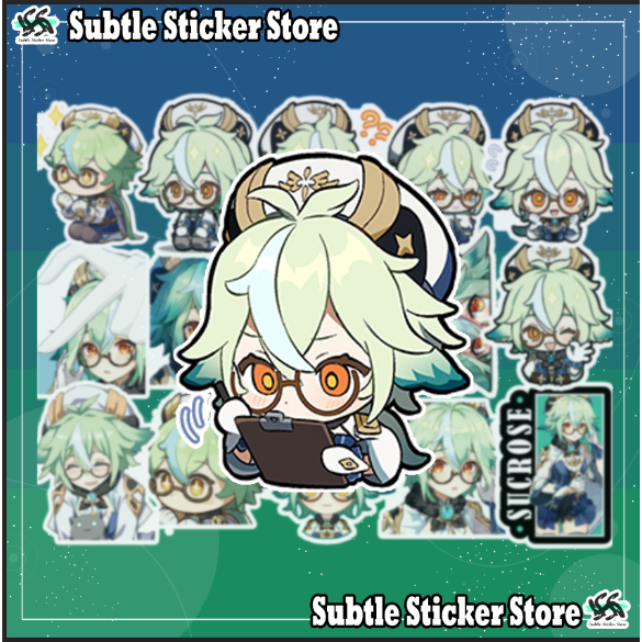 [Genshin Impact] - Set 10/15 Sticker Sucrose game Genshin Impact hình ...