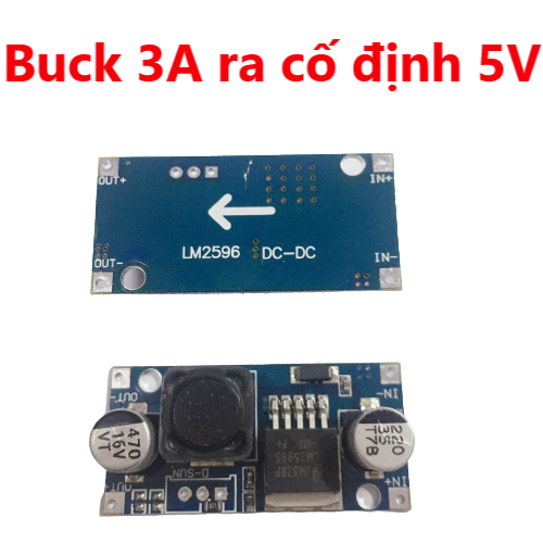 Module hạ áp 3A LM2596 đầu ra cố định 5V | Shopee Việt Nam