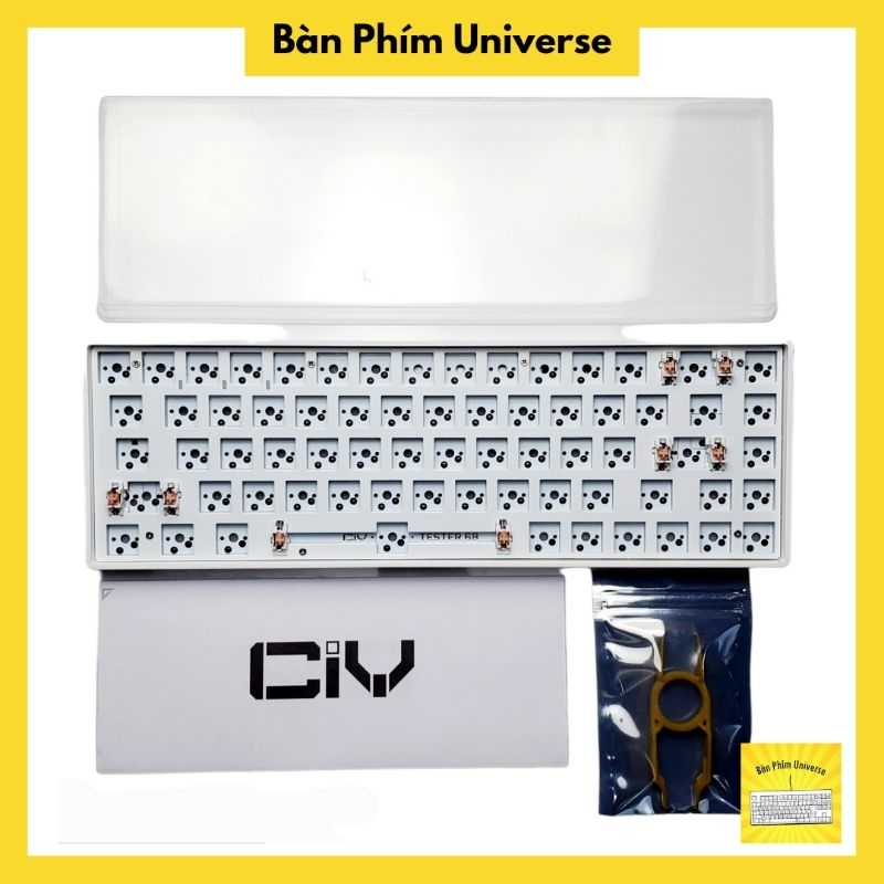 [Sẵn] CIY Tester68 V2 - Kit bàn phím cơ 2 chế độ Bluetooth và kết nối ...