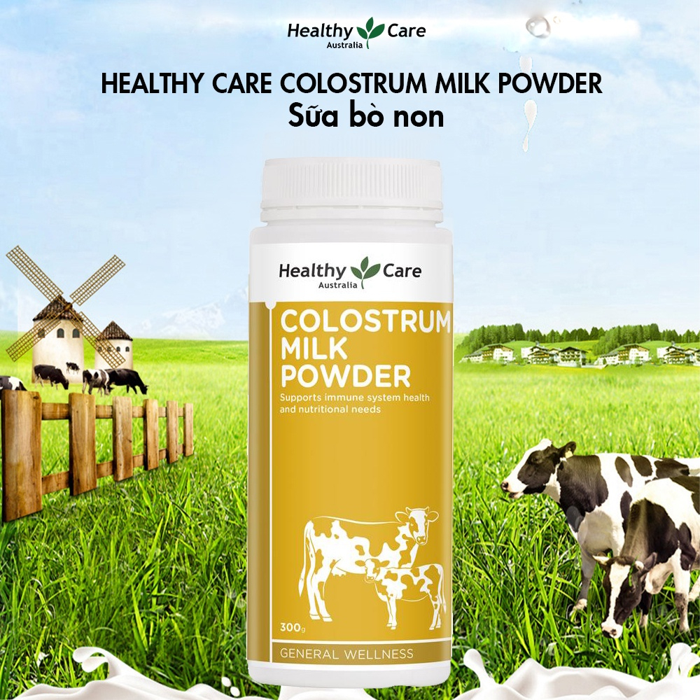 Sữa bò non Healthy Care Colostrum Milk Powder 300g tăng cường sức đề ...