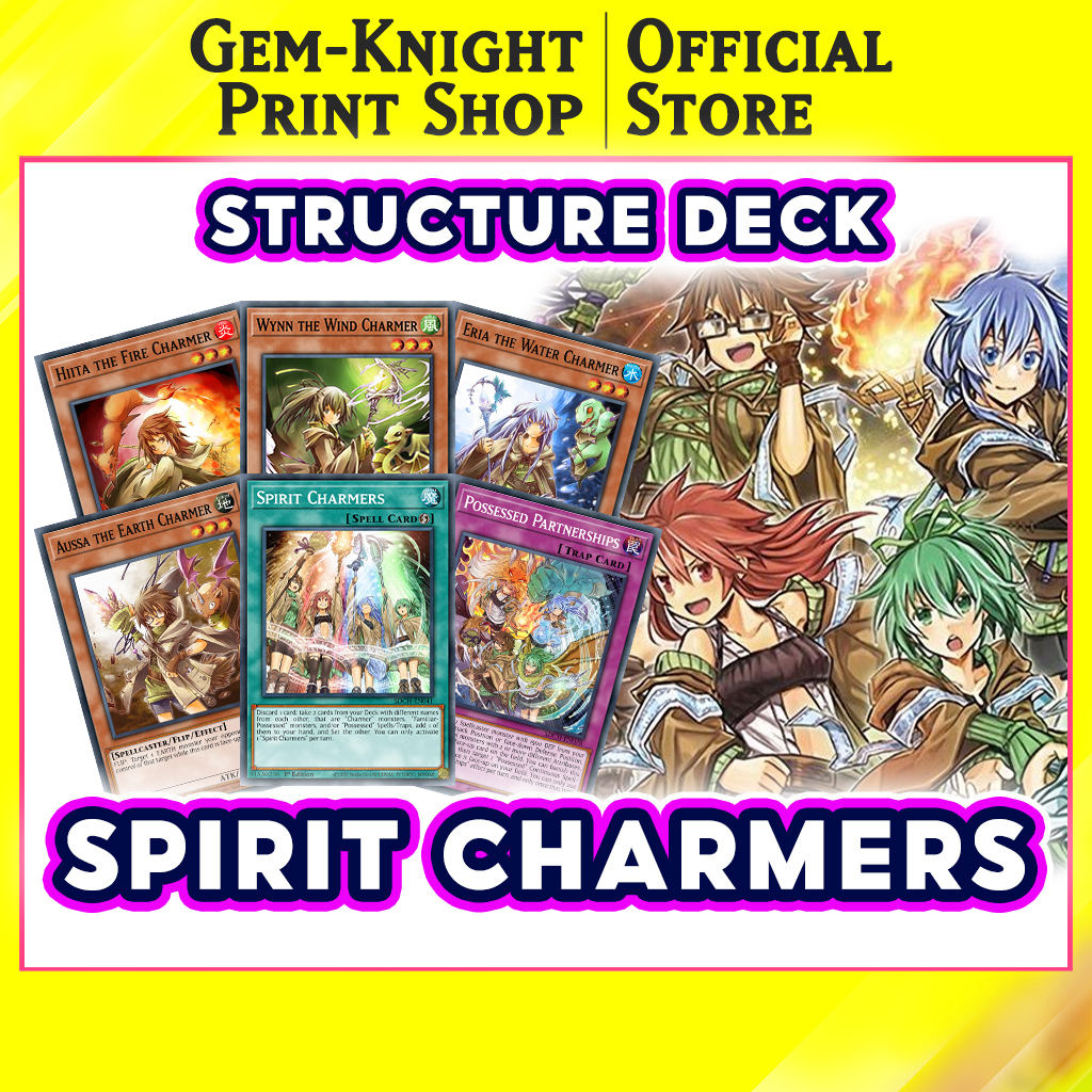 [Bài In] Bộ bài Yugioh - Structure Deck: Spirit Charmers | Shopee Việt Nam