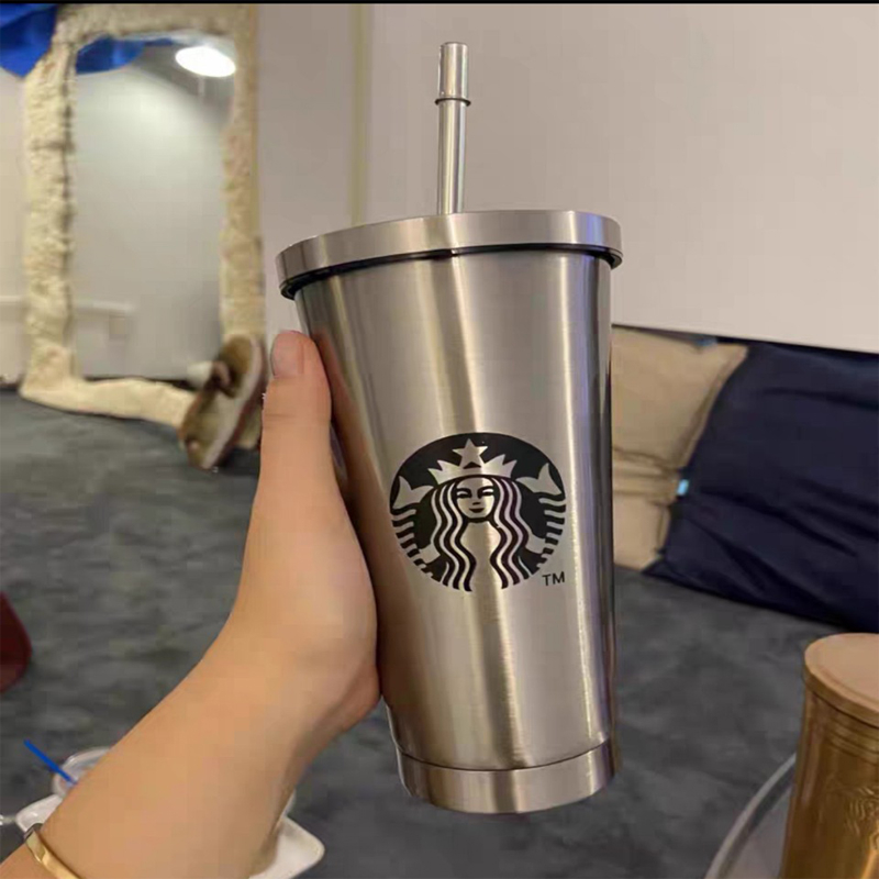 Cốc giữ nhiệt starbuck 500/750ml Inox Cao Cấp Không Gỉ,Ly uống nước kèm ...