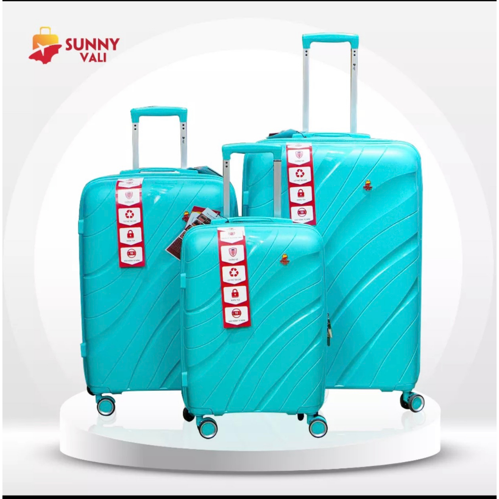 Vali kéo du lịch SUNNY PP11 - Nhựa PP chống vỡ tuyệt đối, khóa hải quan ...
