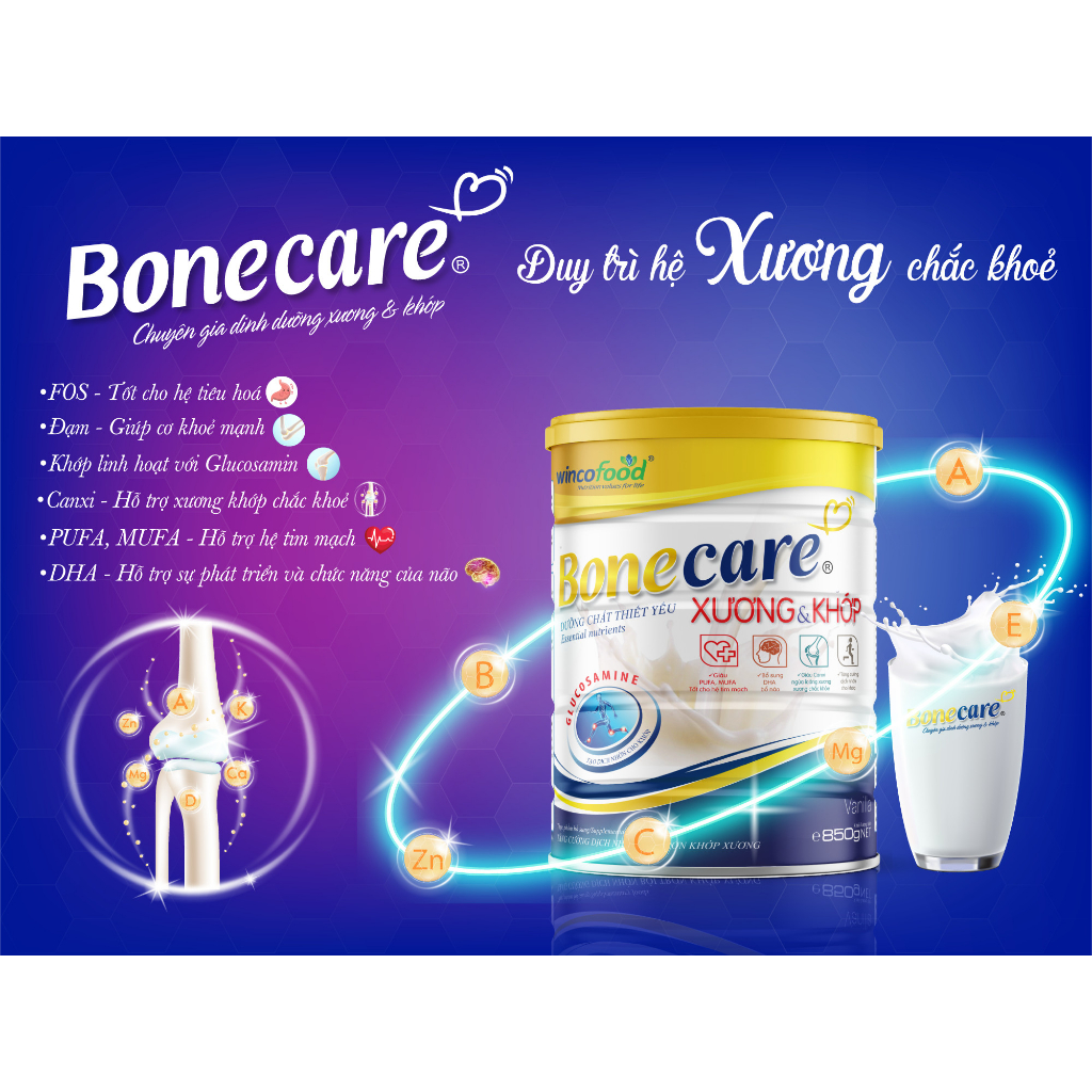 Sữa bột Wincofood Bonecare Xương & khớp (850g/lon) | Shopee Việt Nam
