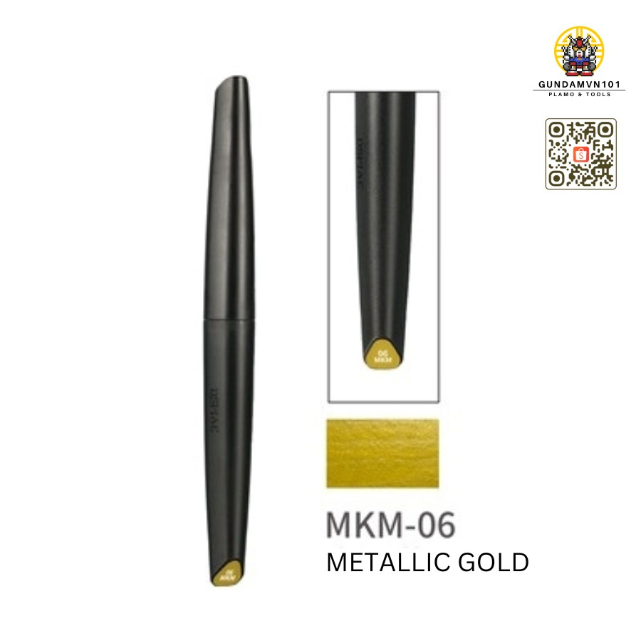 [MÃ MKM] BÚT SƠN DSPIAE METALLIC GỐC NƯỚC SOFT TIPPED MARKERS - tô màu kim loại mô hình gundam ...