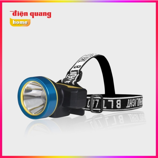 Đèn pin đội đầu Điện Quang ĐQ PFL15 R BLB WW ( Pin sạc Lithium, Đen – Xanh dương, 2.5W ...