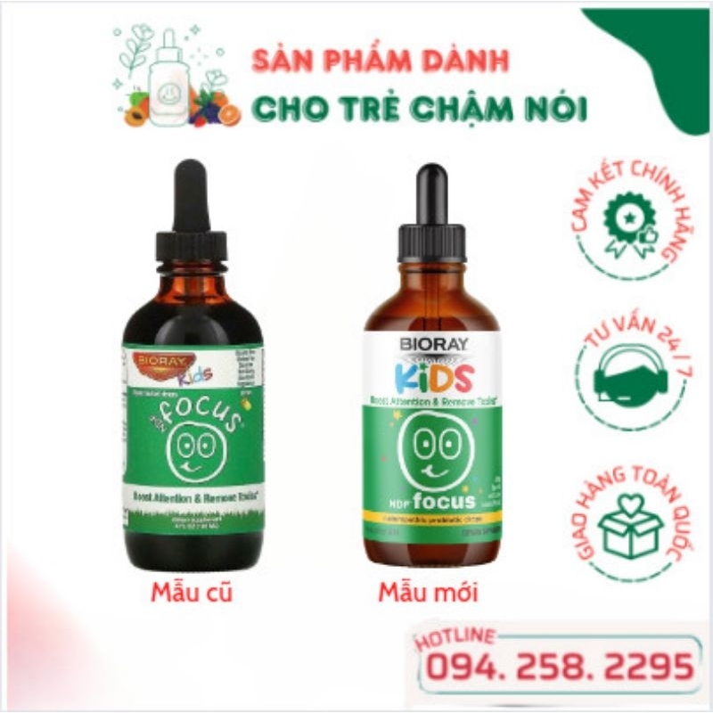NDF Focus Bioray Kids ⚡ CAO CẤP ⚡ Siro tăng cường sự chú ý, khả năng ...