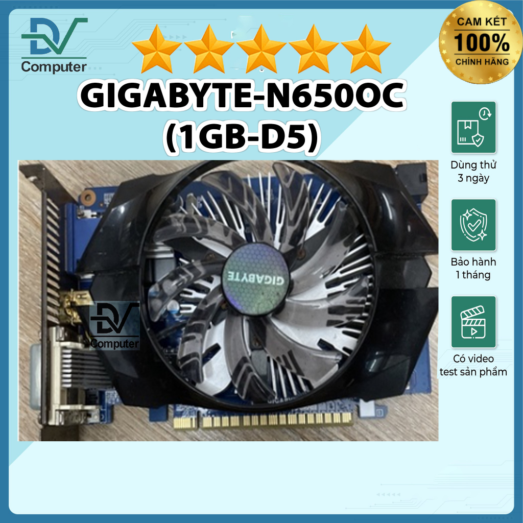 GTX 650 OC- 1G (gigabyte) | Shopee Việt Nam