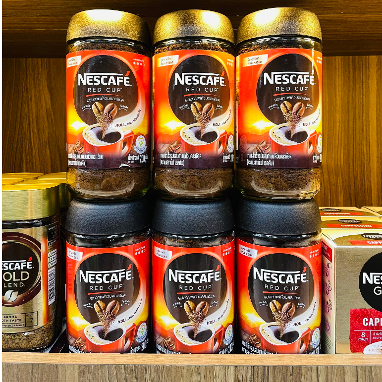 Nescafe Cà Phê Hòa Tan Kết Hợp Cà phê Rang Xay Red Cup 200gr Thái Lan ...
