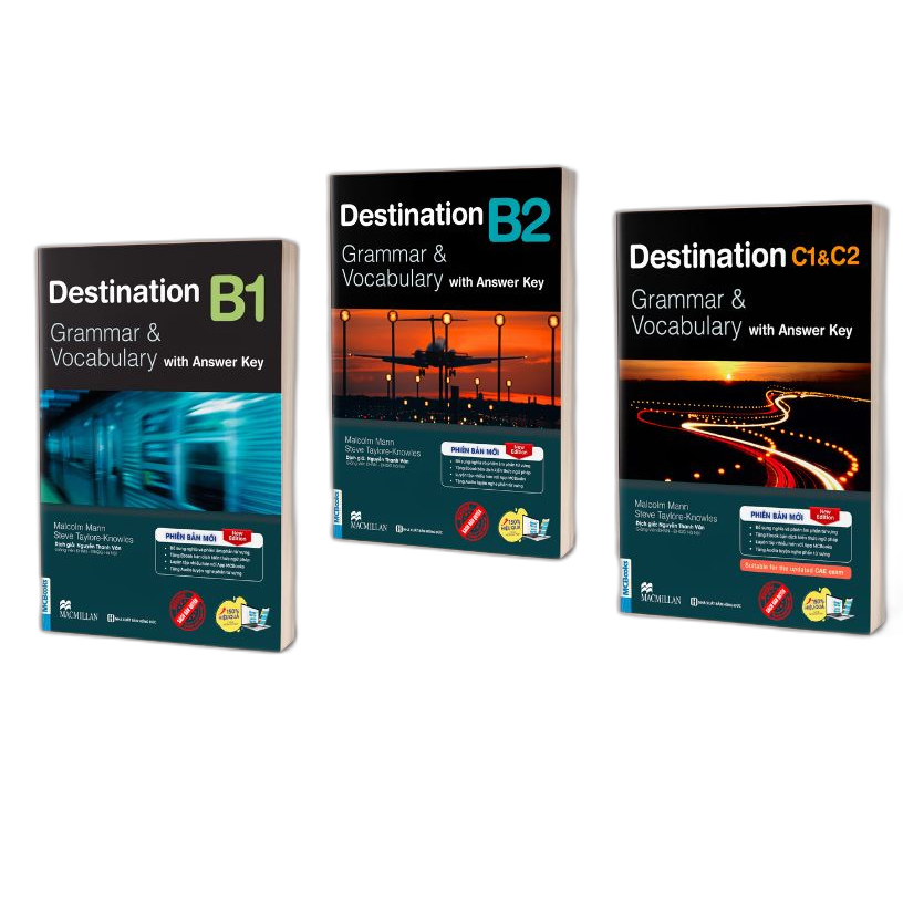 Sách - Destination Grammar & Vocabulary with Answer Key B1, B2, C1&C2 ...