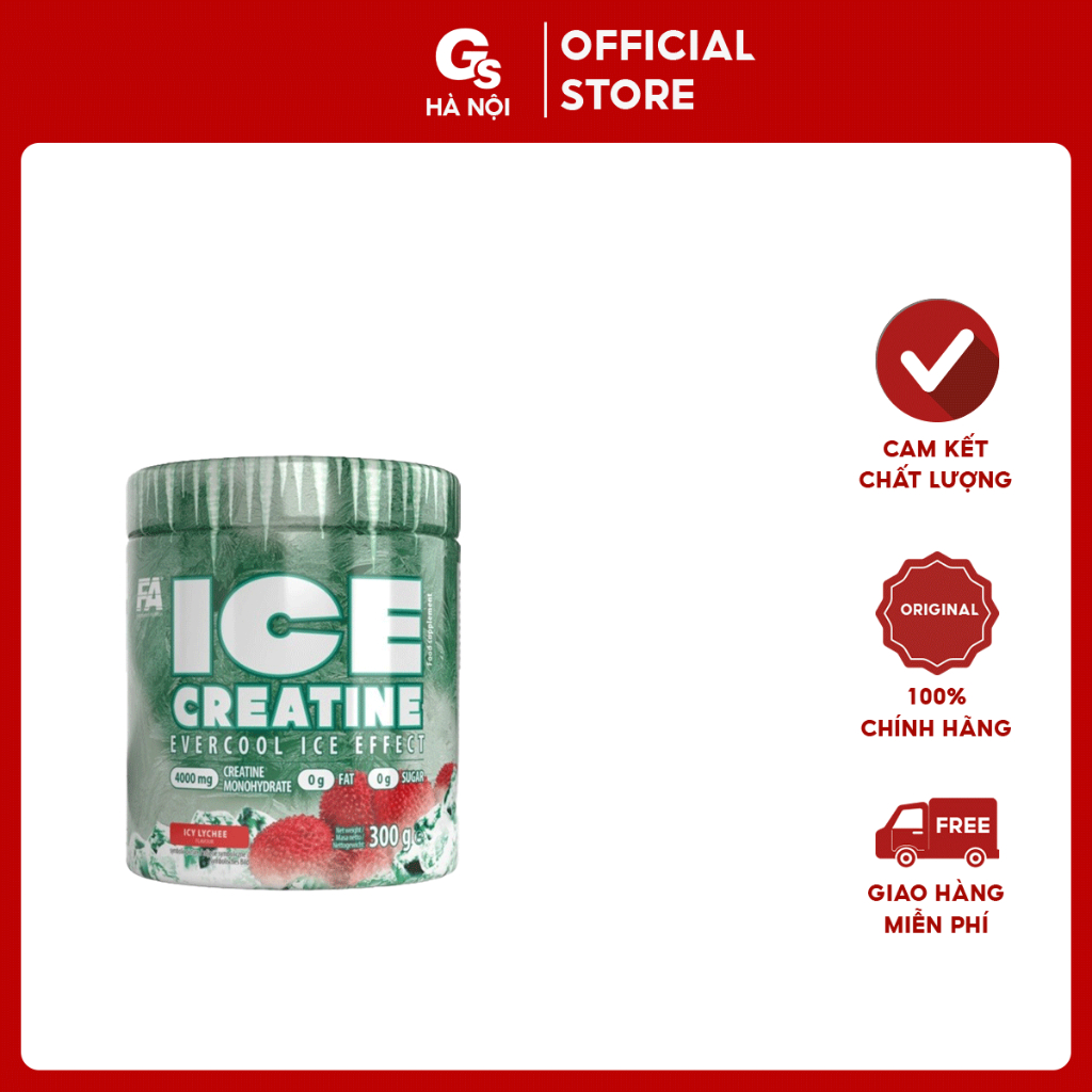 Bột FA ICE Creatine Monohydrate, 300G (60 Servings) nhập khẩu Ba Lan ...