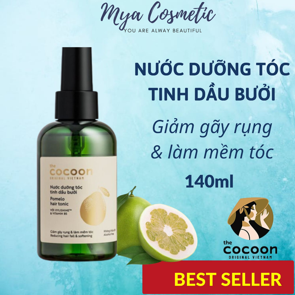 Nước Dưỡng Tóc Tinh Dầu Bưởi Cocoon 140ml | Shopee Việt Nam