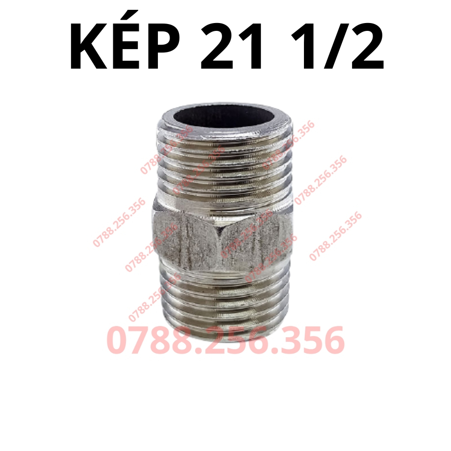 Kép 21 nối 2 đầu ren ngoài 21 inox,Nối ren ống nước, Kép Inox | Shopee ...