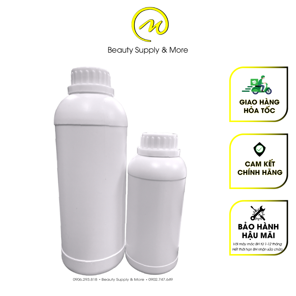 Chai Nhựa Trắng Đục HPDE Nắp Galenti 500ml/ 1000ml Siêu Xinh | Shopee Việt Nam