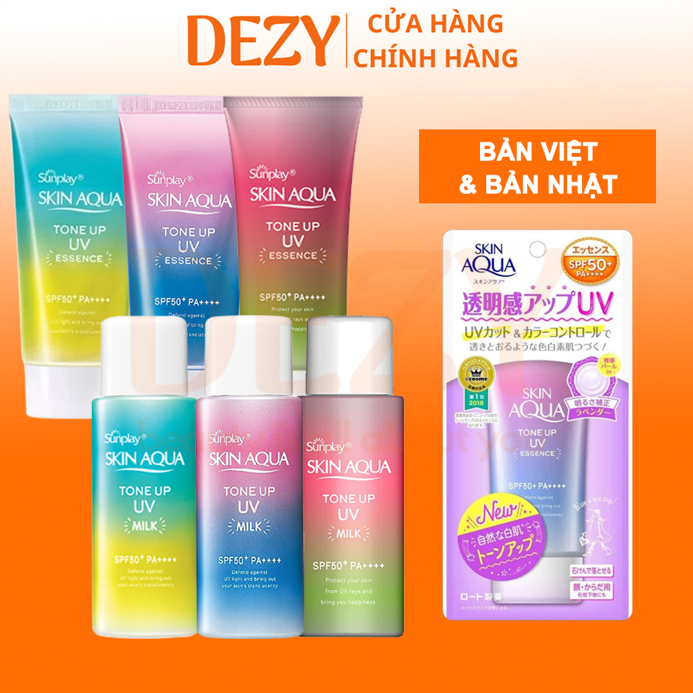 Kem Chống Nắng Skin Aqua Tone Up - Kcn Sunplay Nâng Tone Hyaluronic ...