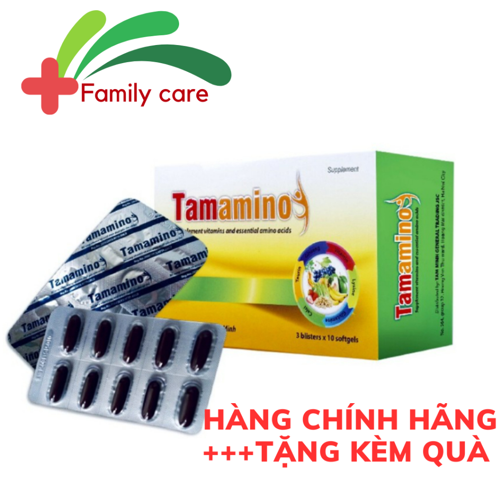 Tamamino–Viên uống Multivitamin Bổ sung vitamin dinh dưỡng cho người ăn ...