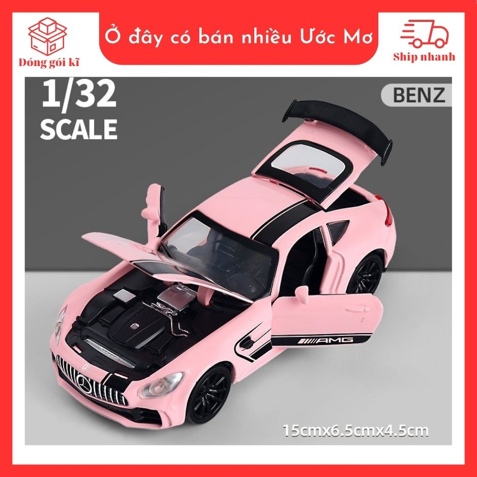 Xe mô hình Mec GTR hồng tỷ lệ 1:32 | Shopee Việt Nam