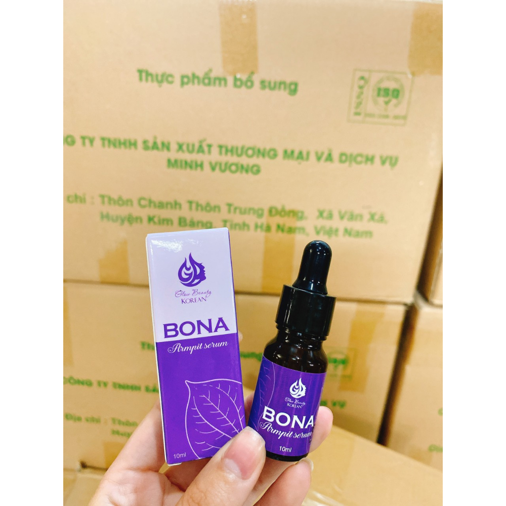 Combo Serum Bona King Diamond Pharma 10ml + bông nở tác dụng hết hôi ...