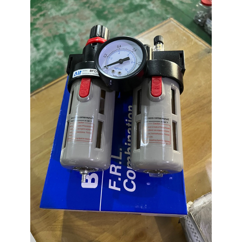 [PHỤ KIỆN HƠI KHÍ NÉN] BỘ LỌC KHÍ MÁY NÉN KHÍ AIRTAC LỌC ĐƠN LỌC ĐÔI R13 R17 R21 BFC2000 BFR2000 ...