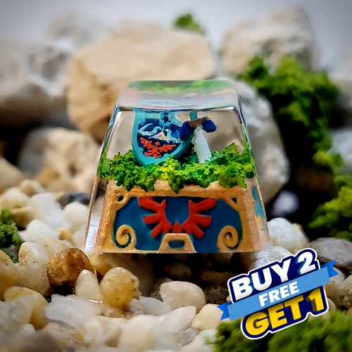 zelda keycap , nút bàn phím cơ trong game , keycap resin , custom ...