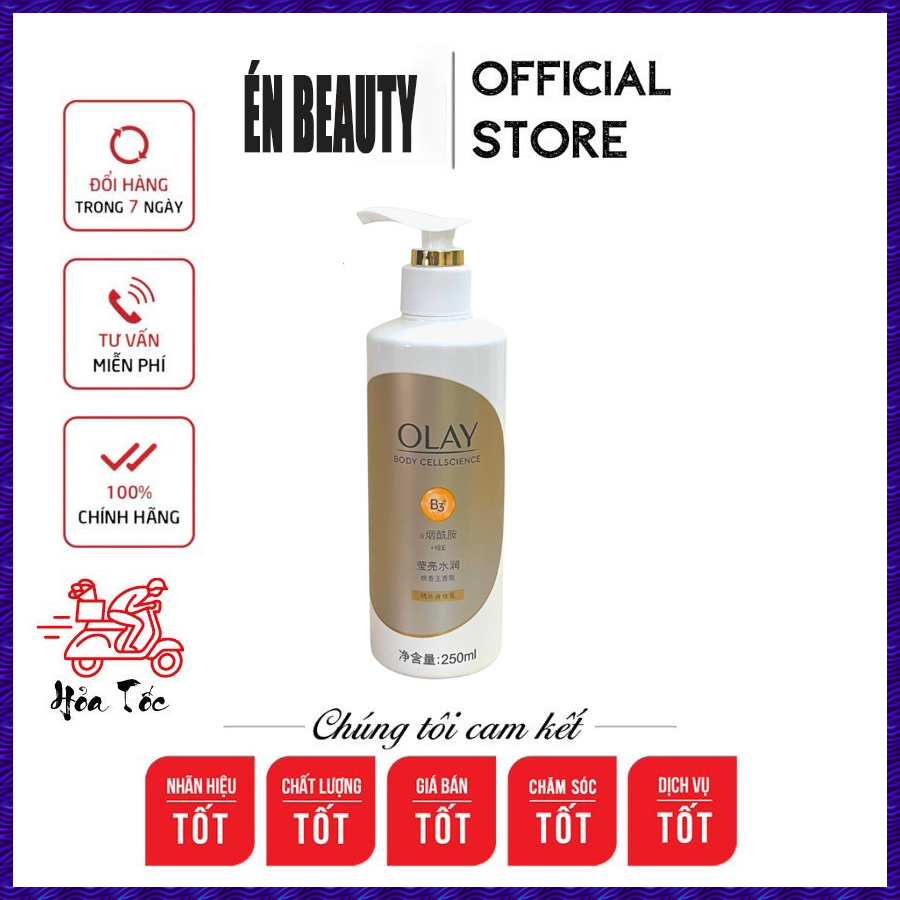 Sữa Dưỡng Thể Trắng Da, Mờ Thâm Olay Body Cellscience B3+ Vitamin C - 250ml | Shopee Việt Nam