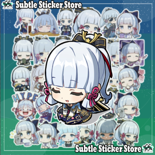 [Genshin Impact] - Set 10/15/30 Sticker Ayaka / Kamisato Ayaka game ...