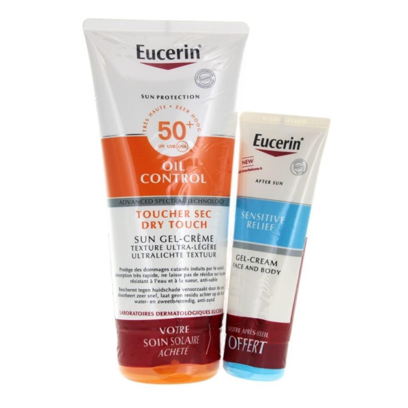 Set KCN BODY EUCERIN OIL CONTROL SPF50+ 200ml tặng KEM NHẢ NẮNG 50ml ...