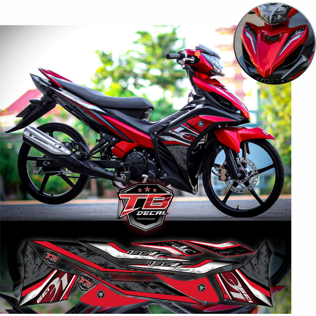 Tem exciter 135 LC đen phối đủ màu | Shopee Việt Nam