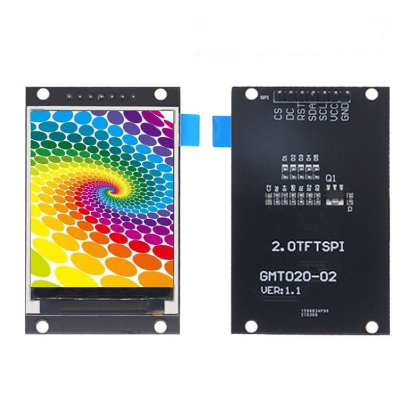 Màn Hình LCD TFT 2.0 inch OLED IC ST7789V 240RGBx320 Dot-Matrix SPI ...