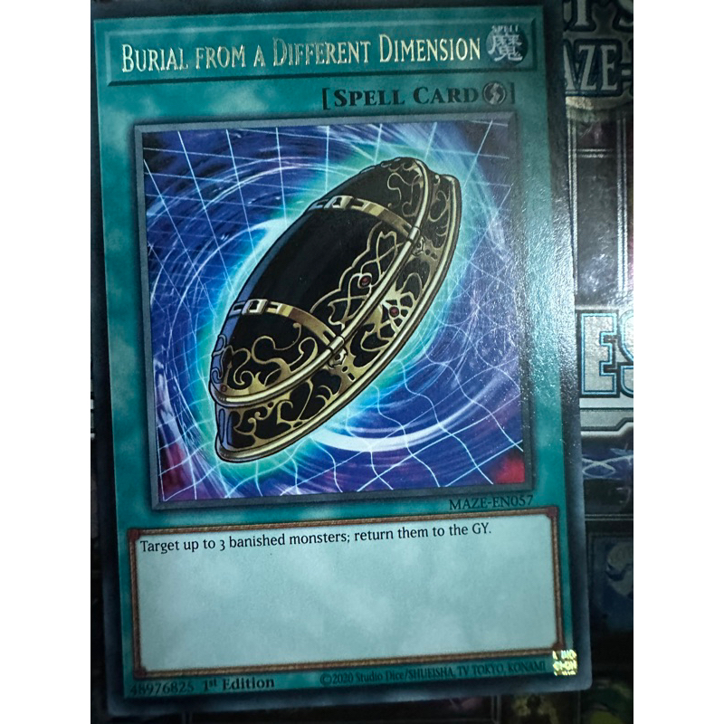 bài yugioh: burial from dimension different | Shopee Việt Nam
