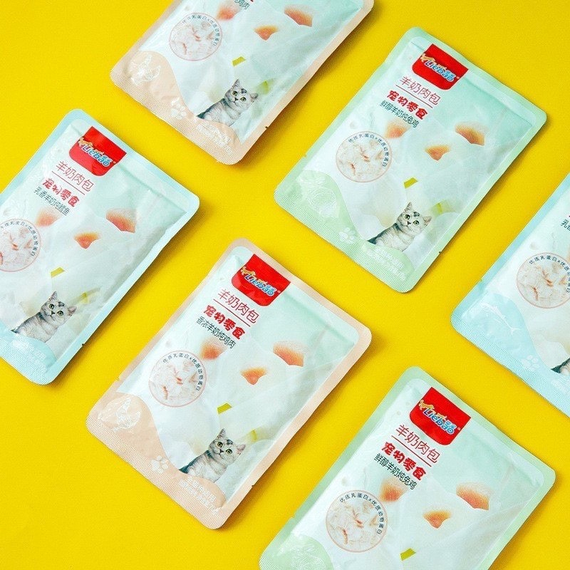 Pate sữa dê LIEBAO thức ăn cho mèo mọi lứa tuổi,súp thưởng cho mèo gói ...