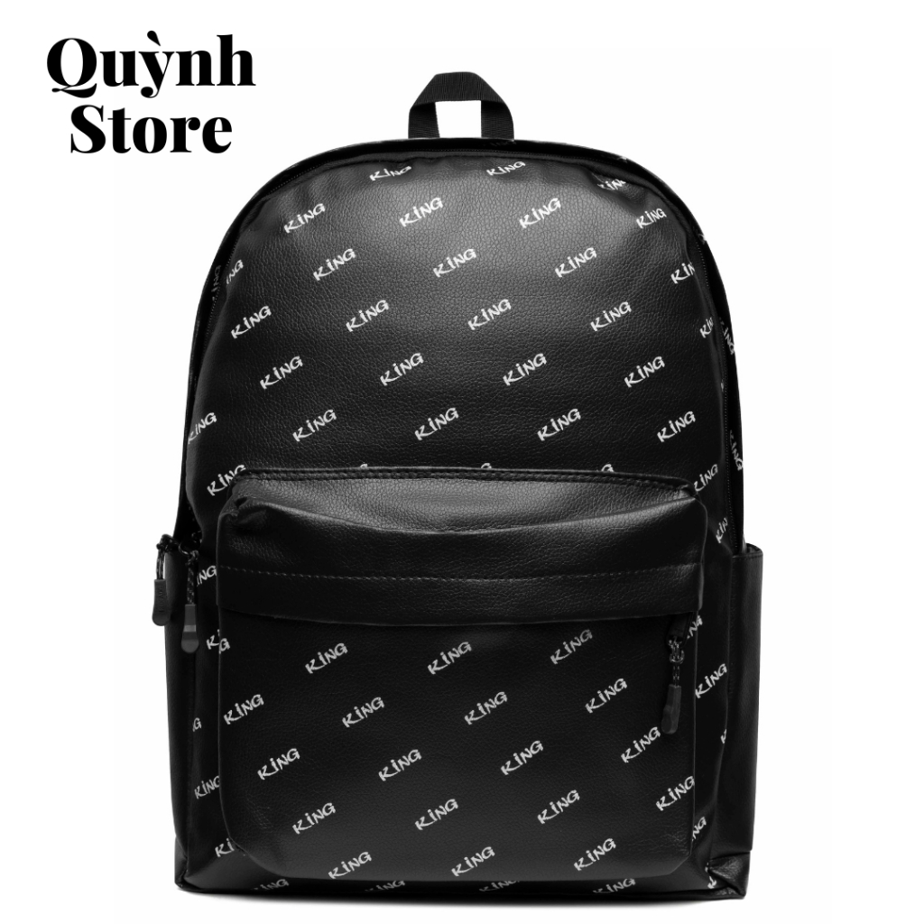 Balo Backpack Unisex, Cặp Backpack King 4 - CHữ Đen | Shopee Việt Nam